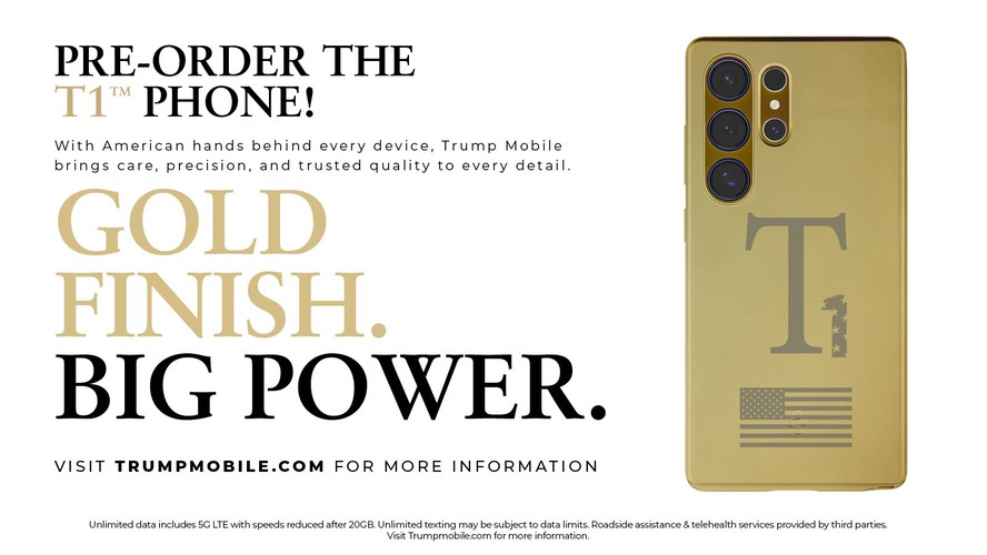 Em 'nova' roupagem, Trump Phone agora se parece com Samsung Galaxy ...