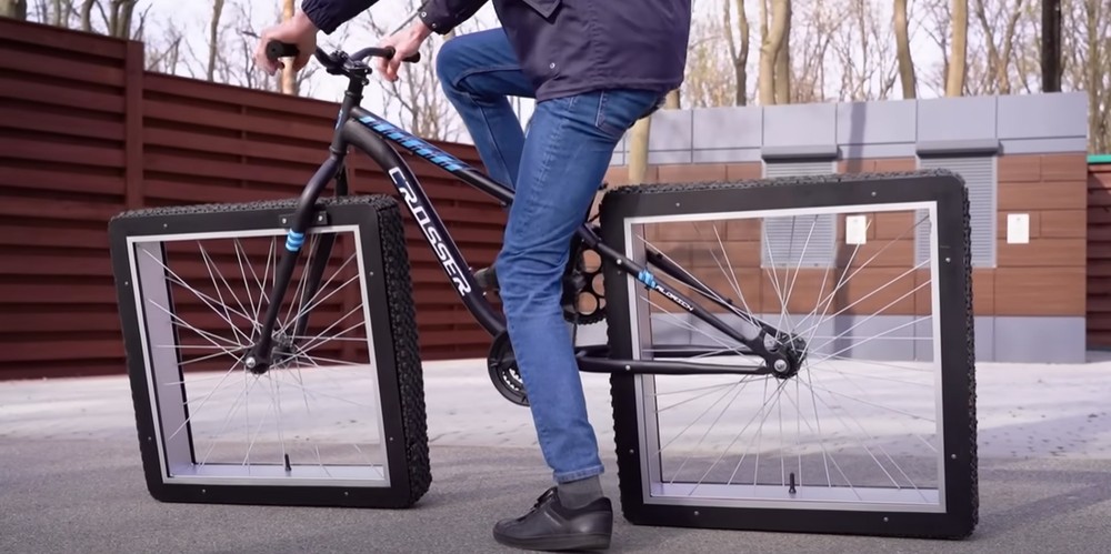 Que tal uma bicicleta com rodas quadradas? Invenção mostra que isso é ...