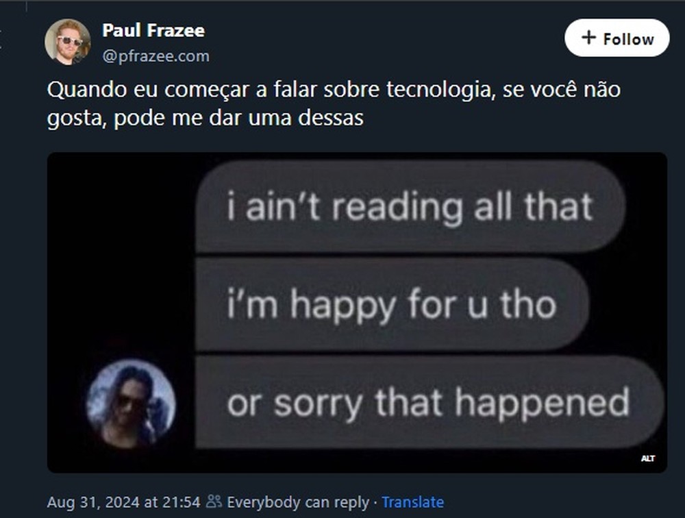 Quem é Paul Frazee? Conheça o desenvolvedor da Bluesky que virou ...