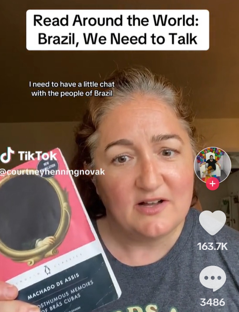 'Brás Cubas' lidera lista da Amazon de mais vendidos após sucesso no TikTok