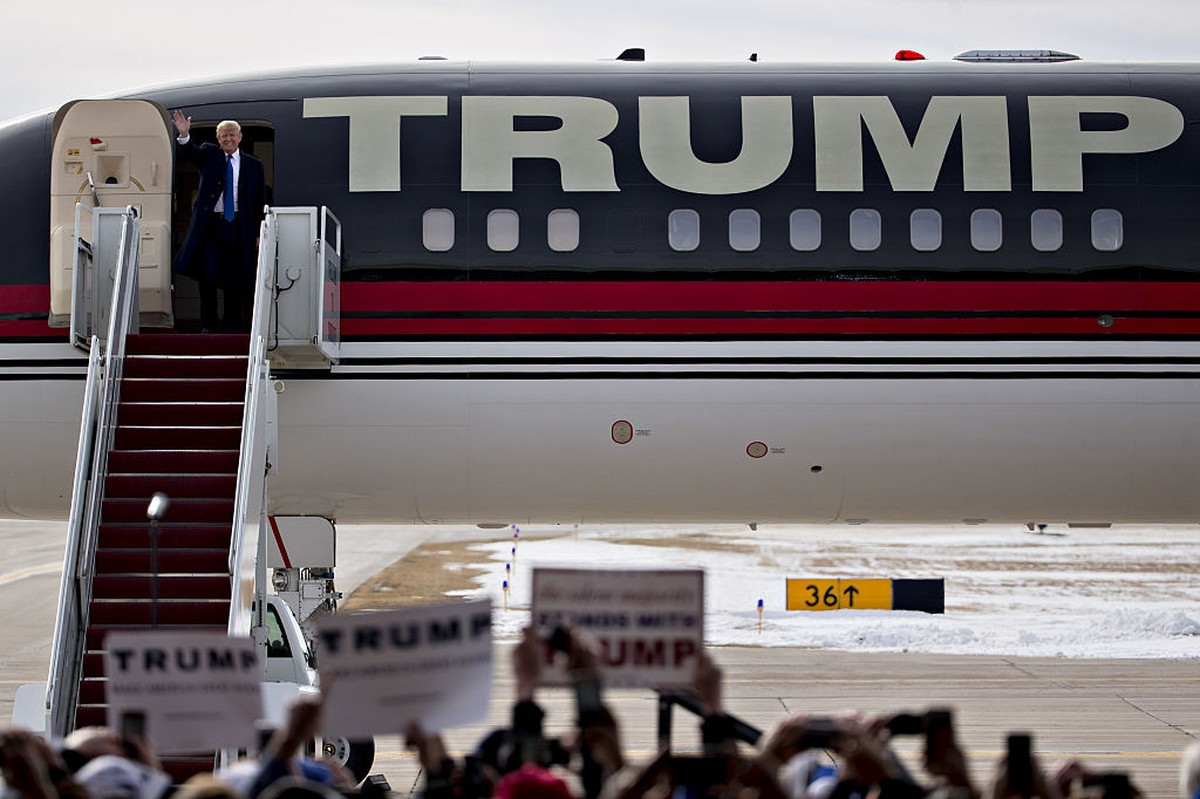 Veja o interior do Trump Force One, jato particular do ex-presidente ...