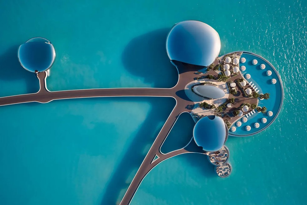 Conheça o Shebara Resort, novo resort de luxo futurista da Arábia ...
