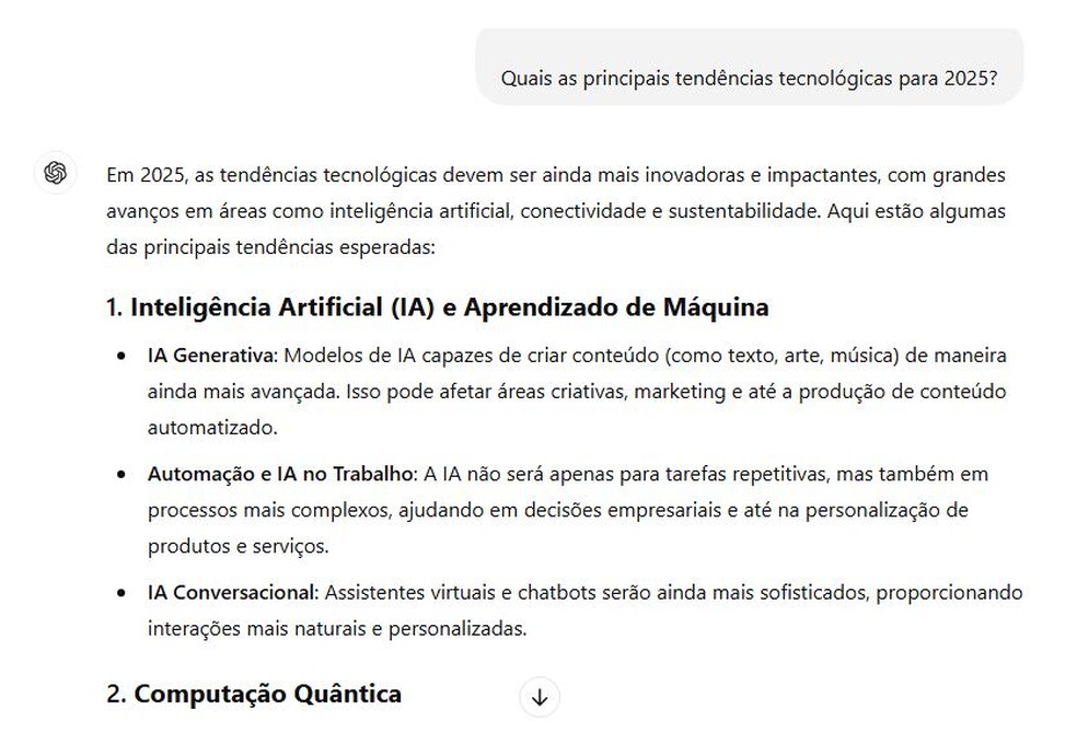 Testamos: veja como ChatGPT e DeepSeek respondem às mesmas perguntas de ...