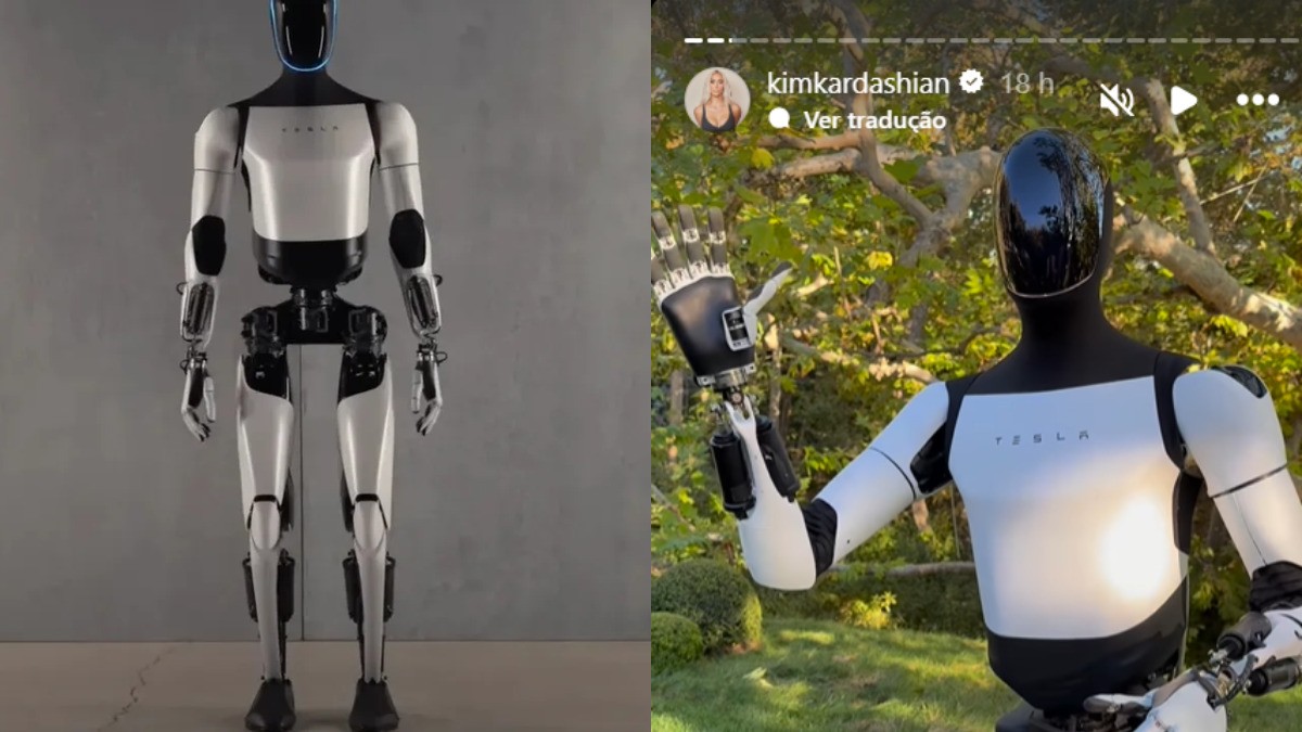 Kim Kardashian vence robô Optimus da Tesla em uma partida de pedra ...