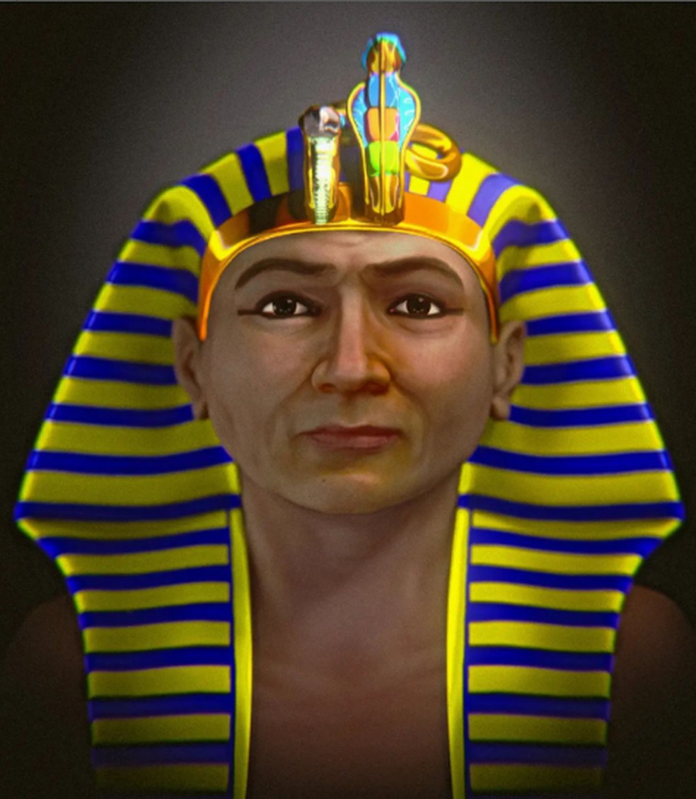 Designer brasileiro usa tomografia computadorizada para recriar rosto de faraó egípcio ...