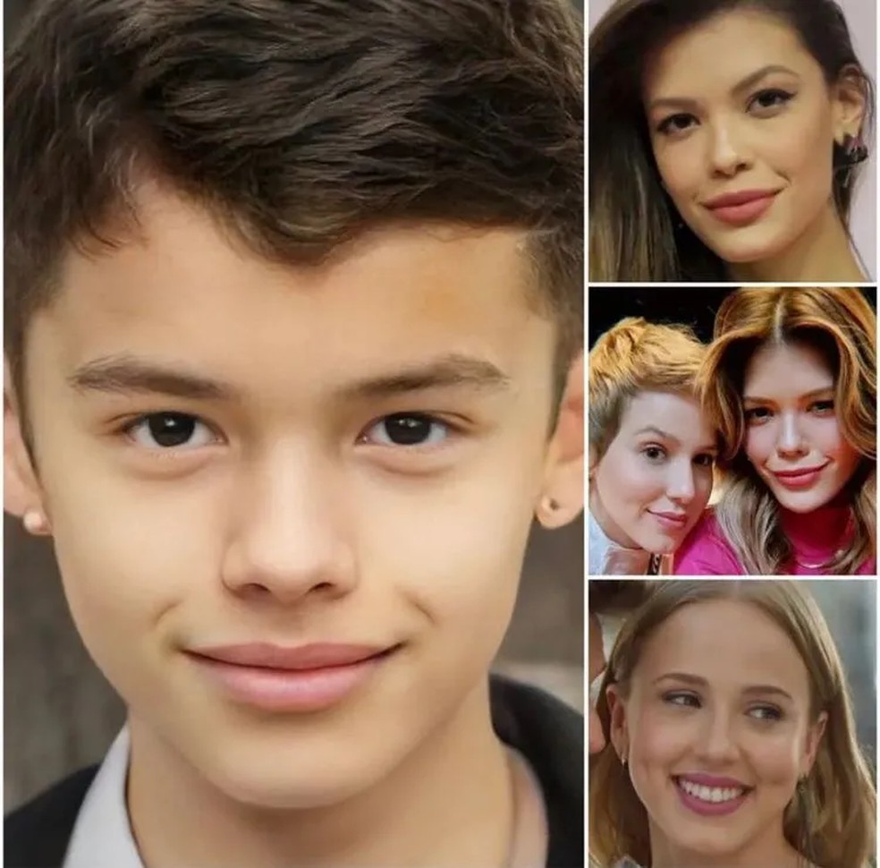 Inteligência artificial mostra como seriam filhos gerados por casais ...