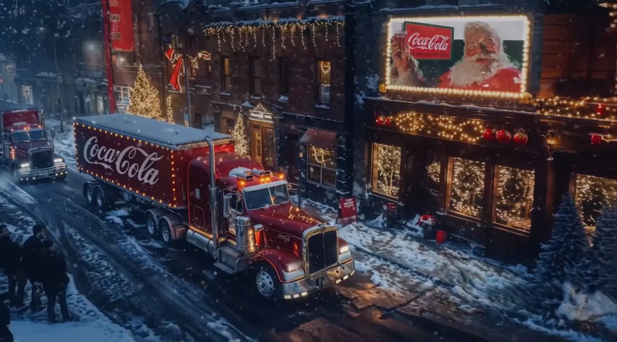 Coca-Cola usa IA para recriar tradicional propaganda de Natal; assista
