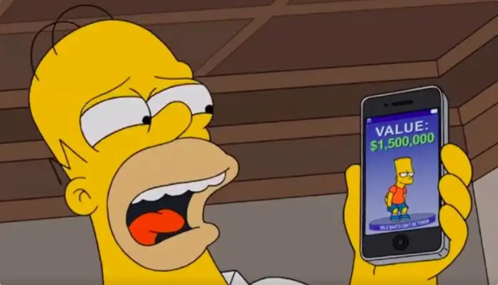 Em episódio de Os Simpsons, Bart vira NFT que vale US$ 1,5 milhão ...