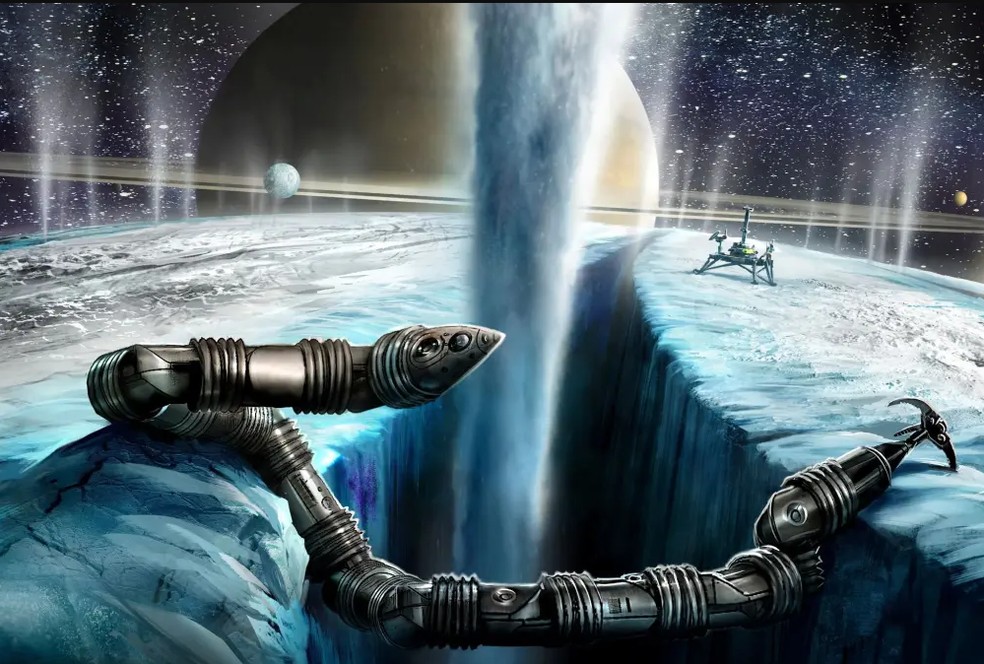 NASA desenvolve robô semelhante a uma cobra para ser usado em Saturno ...