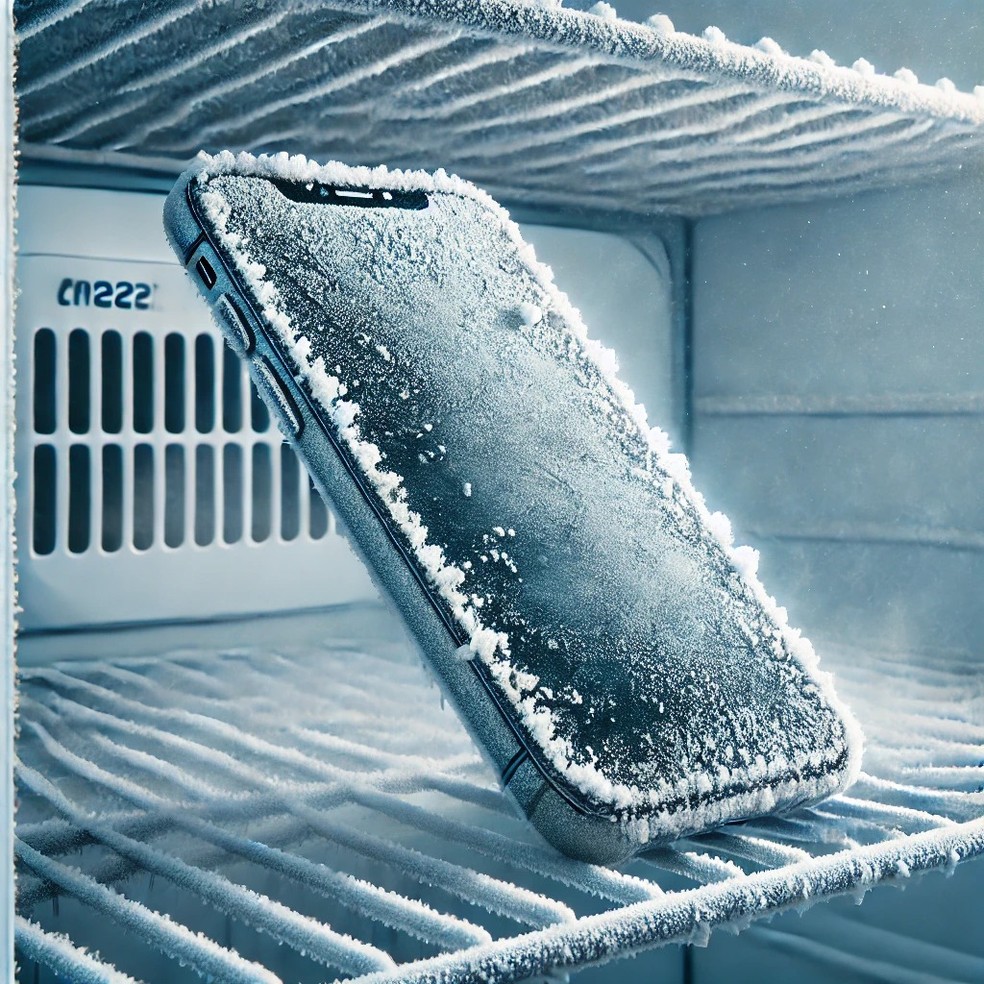 O que acontece se você colocar seu telefone no freezer?